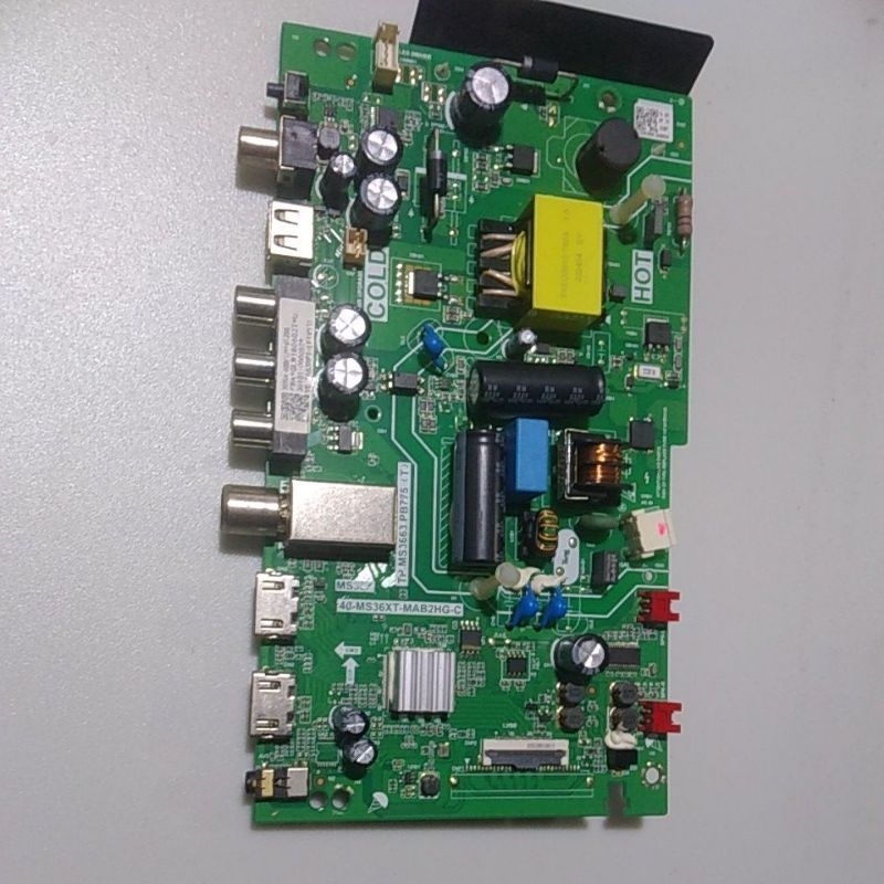Jual mb mainbord tv led TCL L 32D3000B soket kecil digital tv | Shopee ...