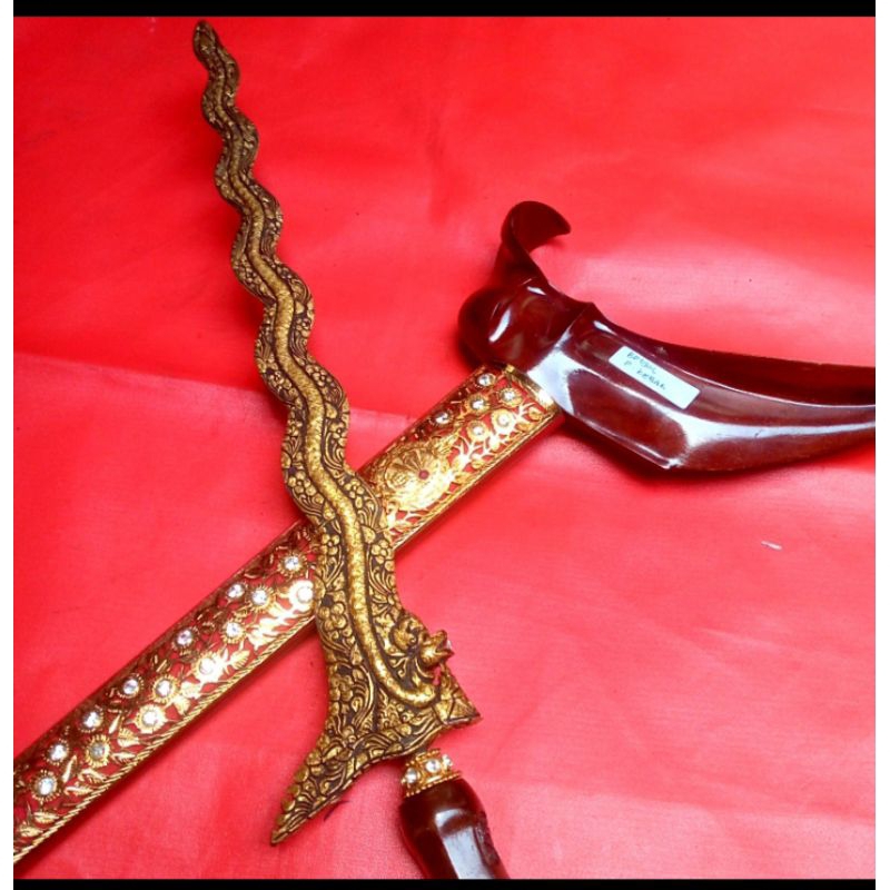 Jual Keris Nogo Sosro Sabuk inten Luk 11 Kinatah Full Kamaroga Gagah. | Shopee Indonesia