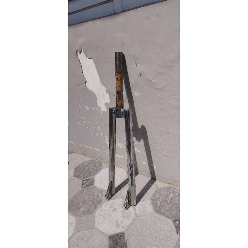 Jual fork sepeda fixie custom chrome 700c steel bukan akisu njs tsunami ...