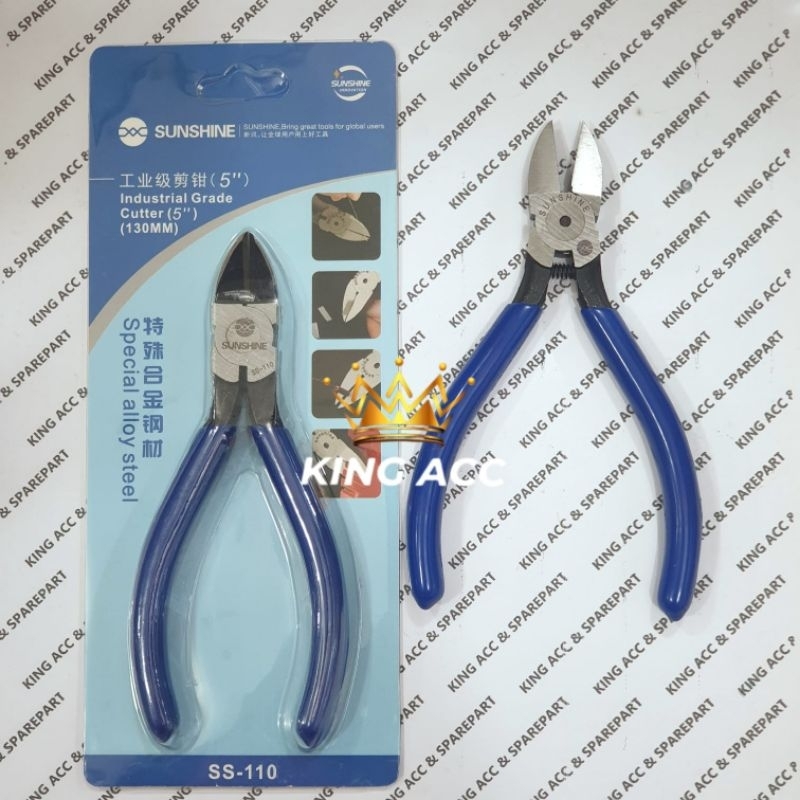 Jual TANG POTONG CUTTING PLIER SS-110 SUNSHINE | Shopee Indonesia