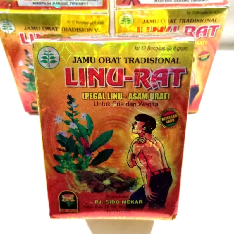 Jual LINURAT SERBUK ORIGINAL LINURAT PEGAL LINU DAN ASAM URAT 1 BOX ISI ...