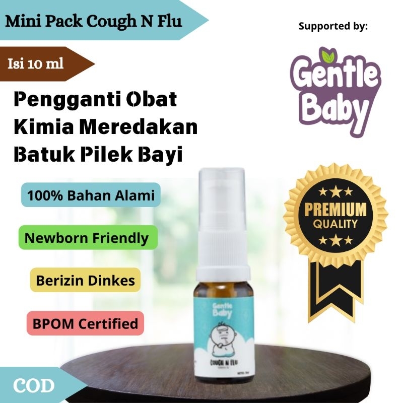 Jual Minyak Telon Essential Oil Aromatherapy - Gentle Baby Cough N Flu 10 ml - Bantu Atasi Batuk ...