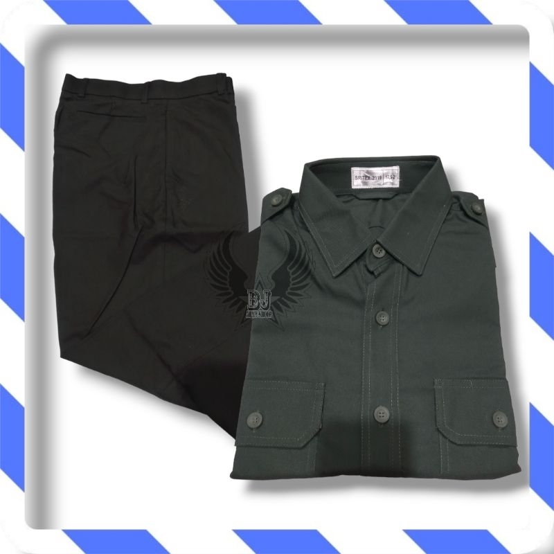 Jual Baju pdh kerah tegak berdiri dan celana pdh tni ad pembagaian ...