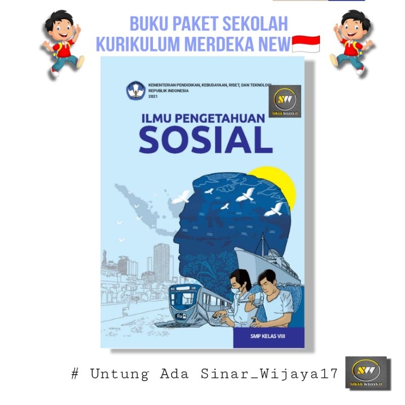 Jual Buku Paket IPS / Ilmu Pengetahuan Sosial Kelas 8 Smp Kurikulum Merdeka Kementrian 2021 ...