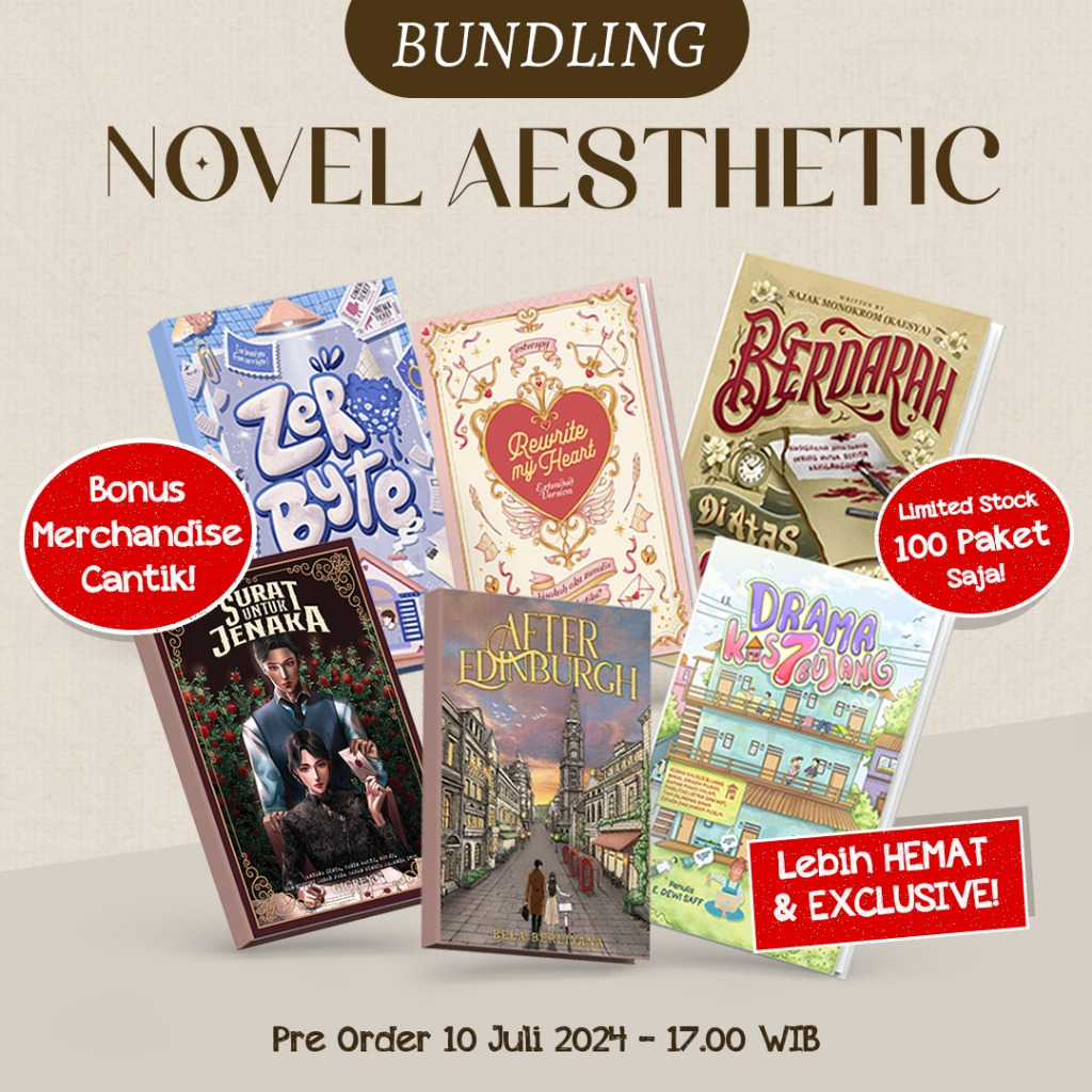 Jual FINALLY BUNDLING Novel After Edinburgh,zero byte,Rewrite,surat ...