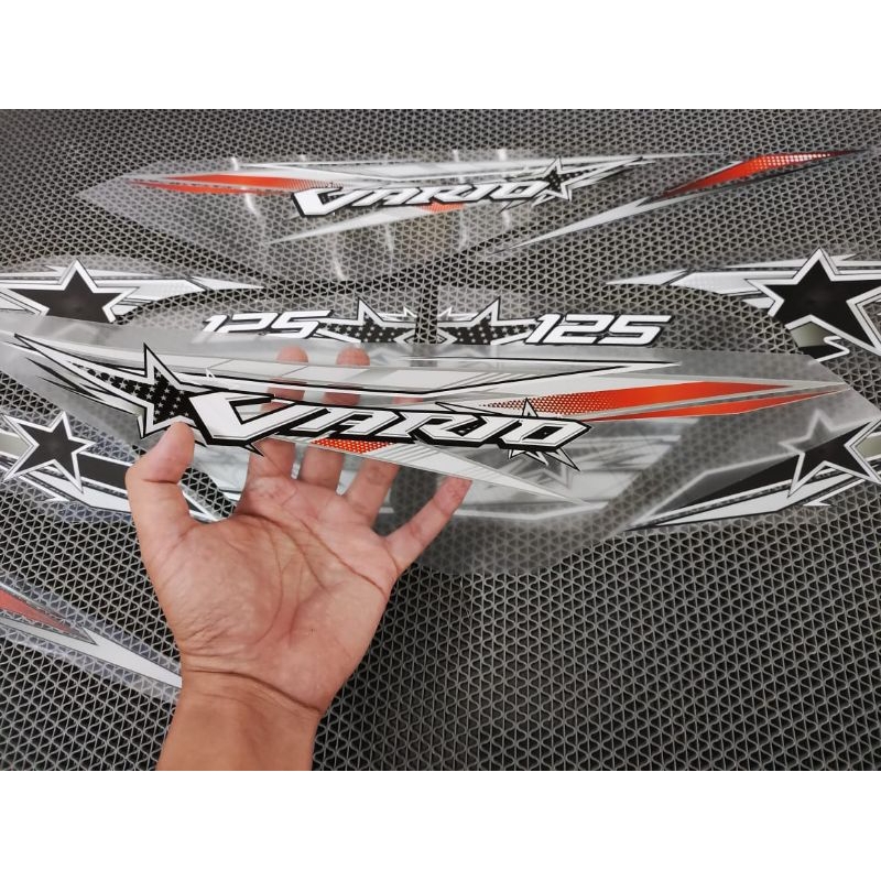 Jual STRIPING STICKER VARIO LED OLD 125 150 TRANSPARAN DESAIN TERBARU LIST BINTANG ELEGAN SIMPEL ...