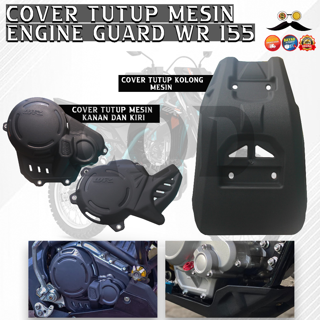 Jual TUTUP MESIN WR 155 WR155 COVER ENGINE GUARD LUMPUR YAMAHA MOTOR ...