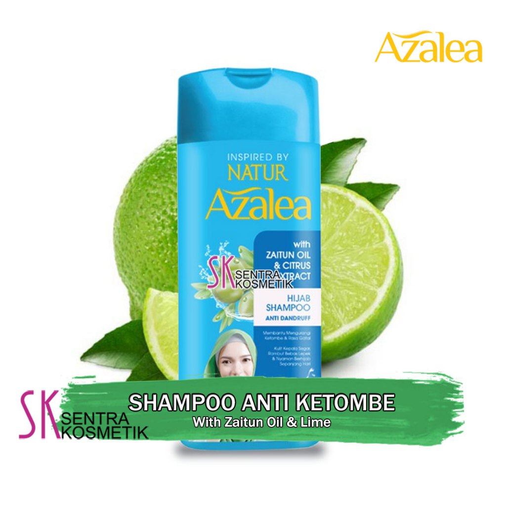 Jual AZALEA Shampoo Anti Ketombe Hijab Shampo Anti Dandruff 180 ml ...
