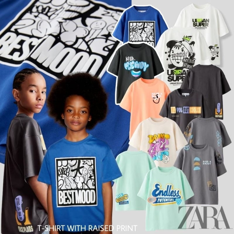 Jual Kaos Anak Zara All Cartoon 6-14 tahun Part 2 | Shopee Indonesia