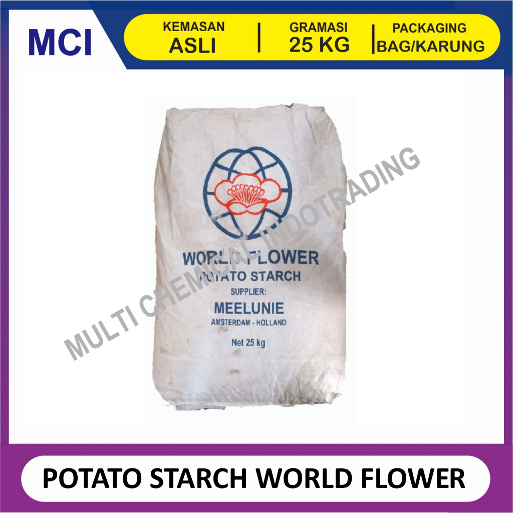 Jual POTATO STARCH WORLD FLOWER MEELUNIE DENMARK / TEPUNG PATI KENTANG ...