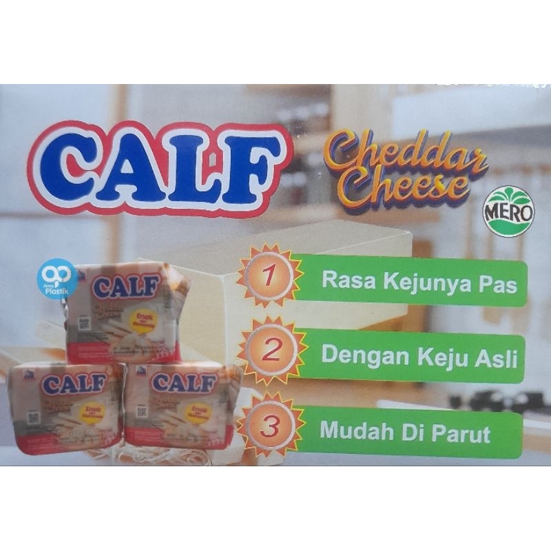 Jual keju calf cheddar cheese 200 gr | Shopee Indonesia