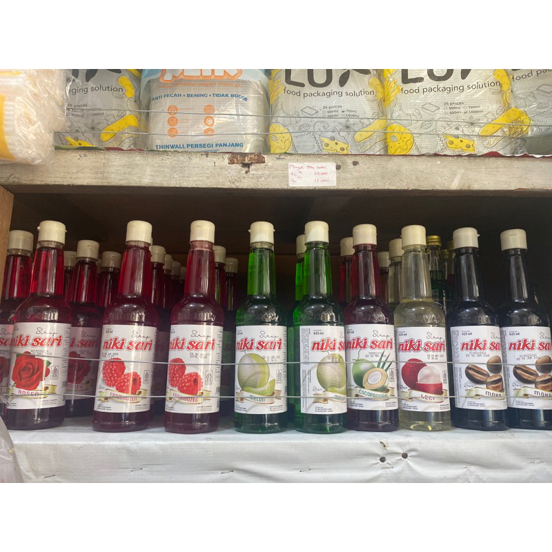 Jual Sirup Nikisari aneka rasa 625 ml Murah | Shopee Indonesia