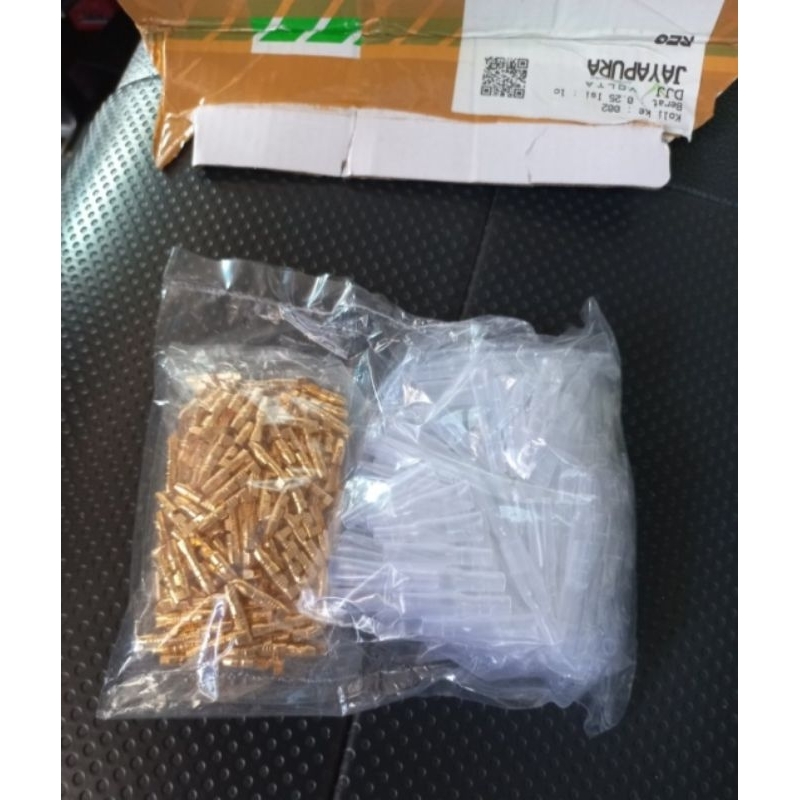 Jual Soket Sekun Paket Socket skun kabel bulat female male + karet ...