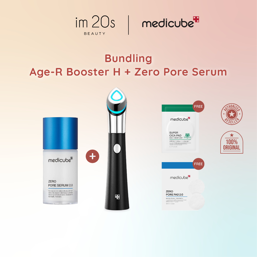 Jual Im20s - [Medicube] Age-R Booster Healer + Zero Pore Serum *Free ...