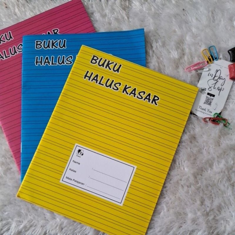 Jual (4pcs) Buku Halus Kasar Starus | INDAY SHOP | Shopee Indonesia