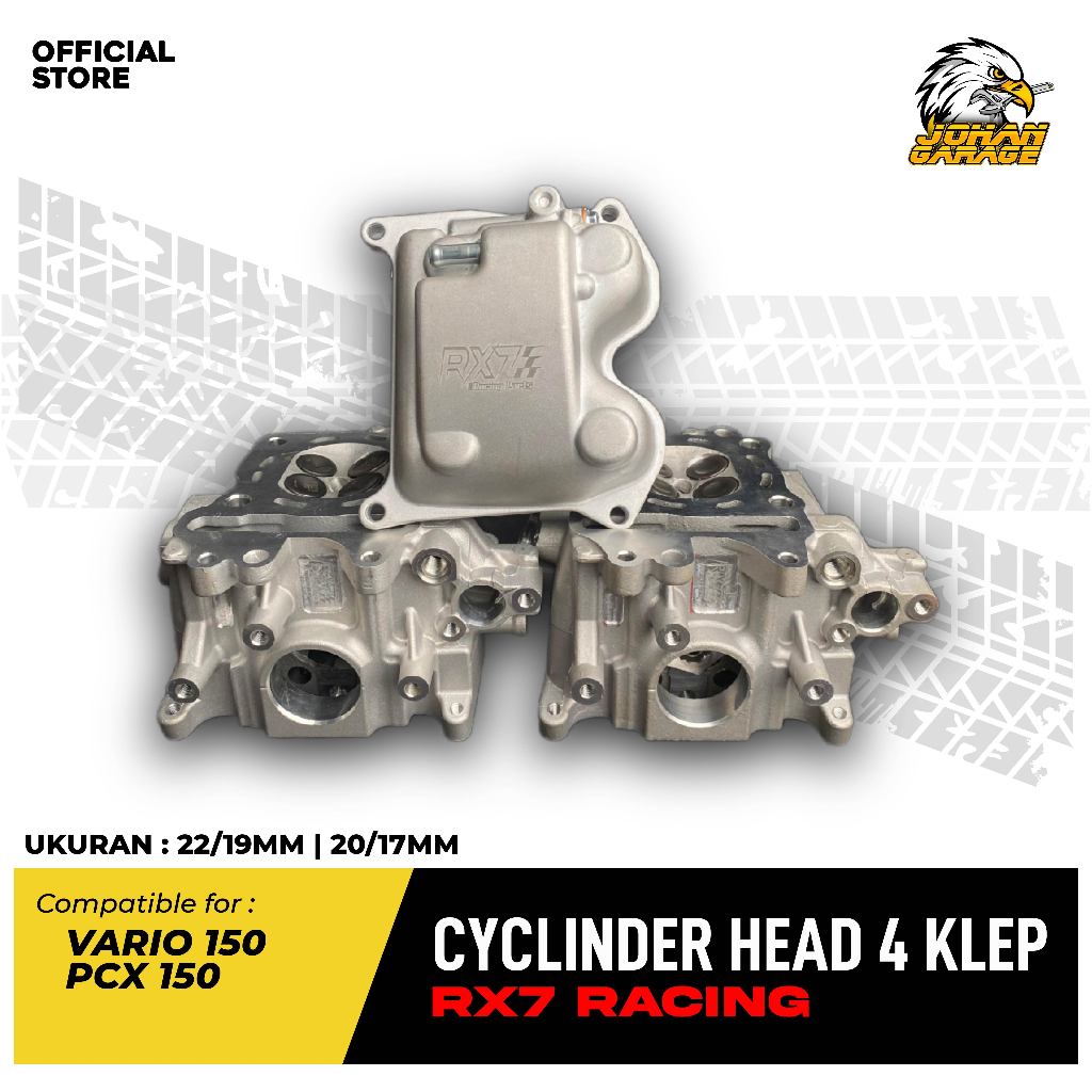 Jual Blok Head Rx7 Racing Vario 125 Vario 150 Pcx 150 Adv 150 4 Klep 22 ...