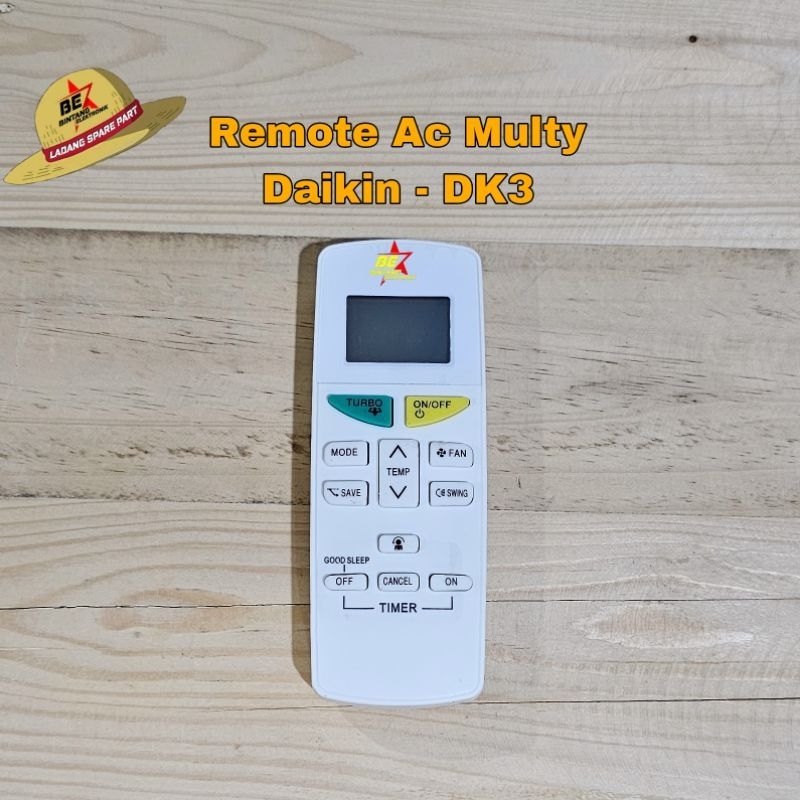 Jual Remote Ac Daikin Multy UNIVERSAL Remote Ac Daikin Multi (DK3 ...