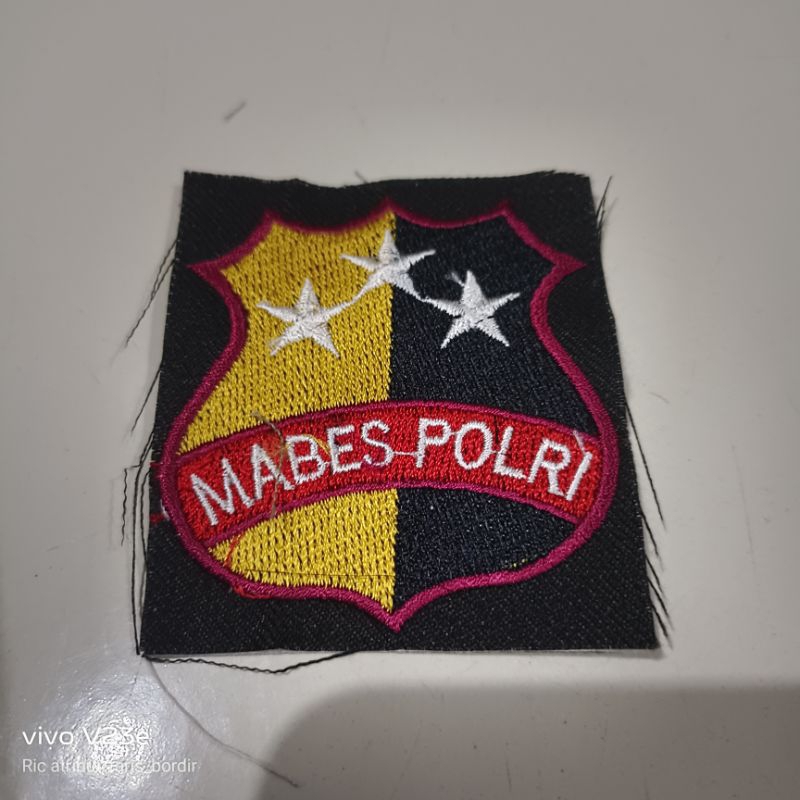 Jual BET BORDIR LOGO LAMBANG MABES POLRI LOGO MABES POLRI BAJU PDL ...