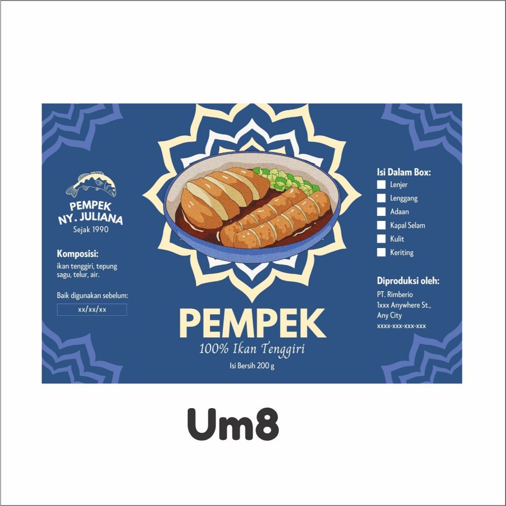 Jual STIKER - Label Snack UMKM 6x9cm | Shopee Indonesia