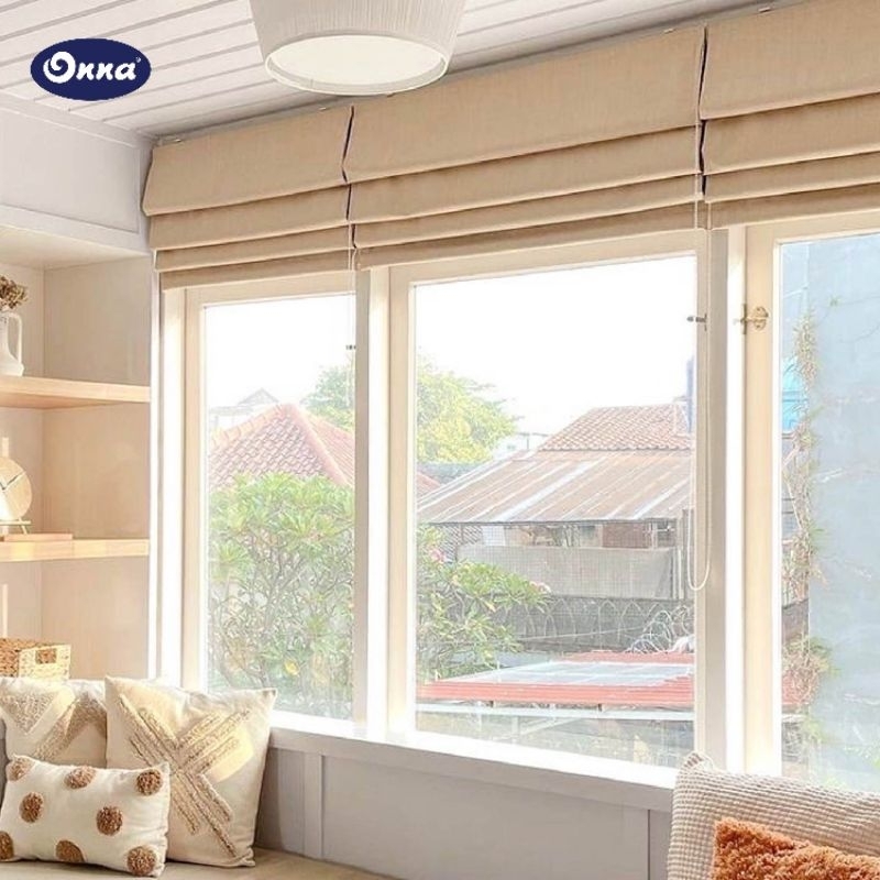 Jual ONNA Roman Shades Blinds ( Ukuran Custom ) | Shopee Indonesia