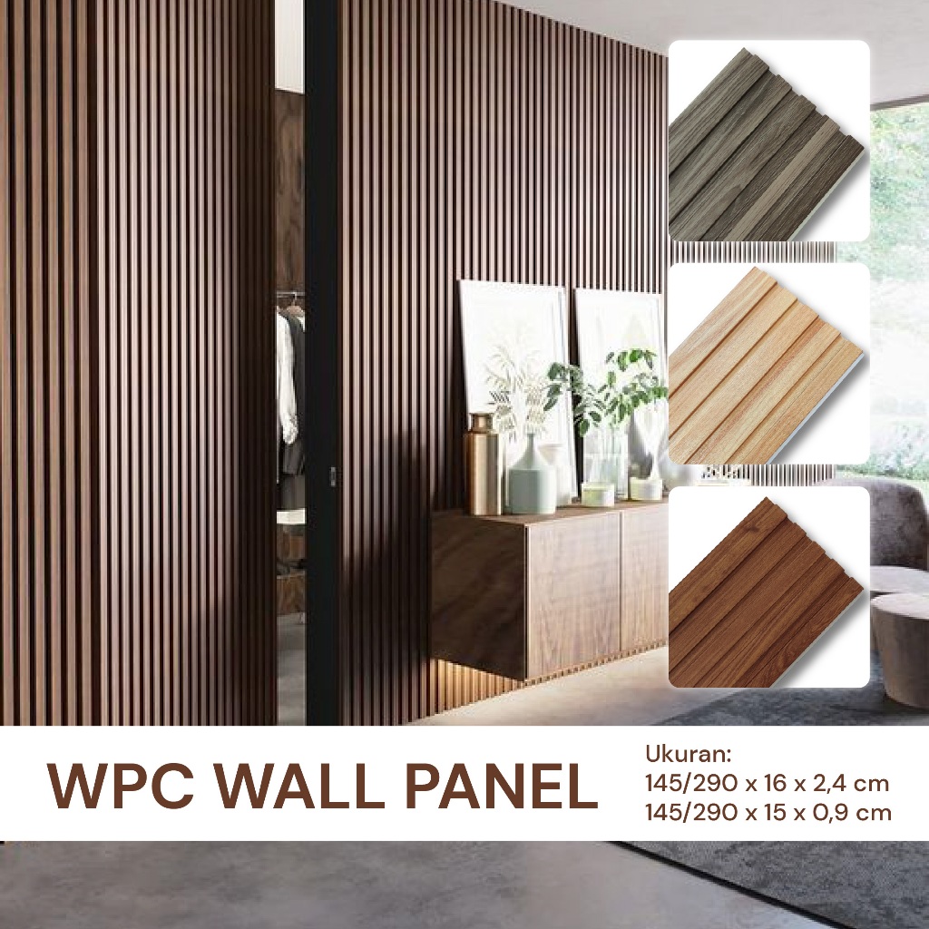 Jual WPC WALLPANEL DINDING | WOOD WALL PANEL PVC HIASAN KAYU DINDING 3D ...