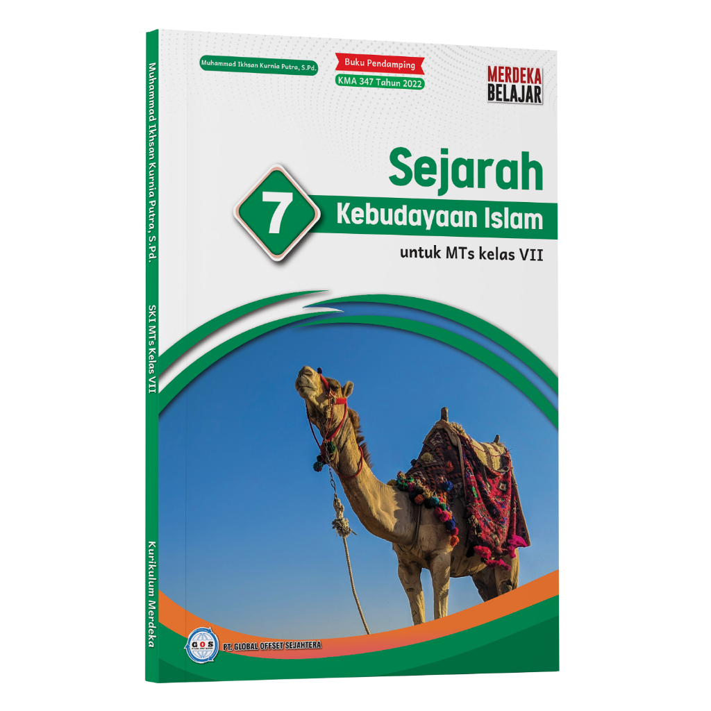 Jual Buku Pendamping Sejarah Kebudayaan Islam Untuk Madrasah Tsanawiyah (MTs) Kelas 7 KMA 347 ...