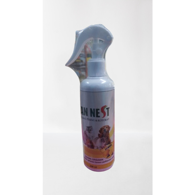 Jual Clean Nest Penghilang Bau Pesing Dan Kotoran Hewan 250ML | Shopee ...