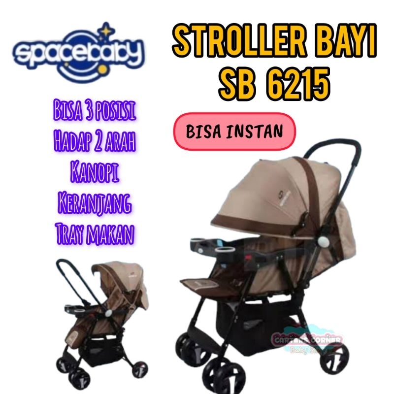 Jual Stroller Space Baby Stroler Bayi New Born Kereta Dorong Bayi SB ...