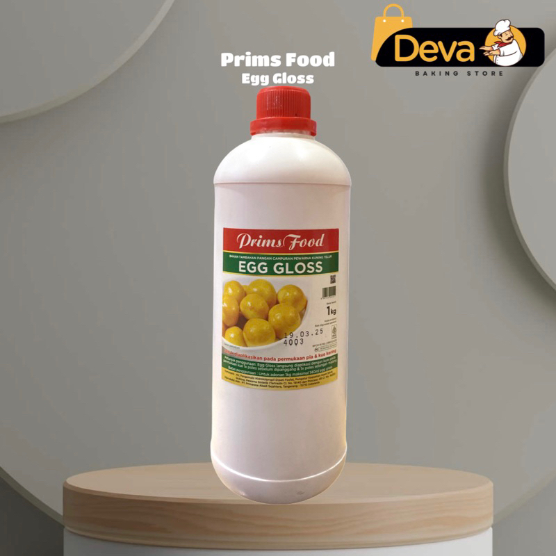 Jual Prims Food Egg Gloss Pewarna Makanan Kuning Telur 1kg | Shopee ...