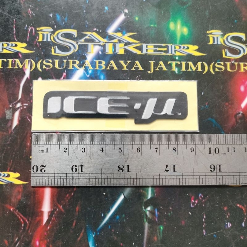 Jual Stiker timbul kaca film mobil ICE'U tm icu u | Shopee Indonesia