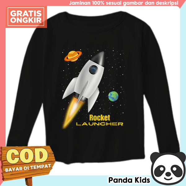 Jual Kaos Anak Laki-Laki Lengan Panjang Motif Rocket Launcher 1 - 10 ...