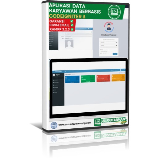 Jual Aplikasi Data Pegawai Sederhana Berbasis Website dengan Framework CodeIgniter 3 | Shopee ...