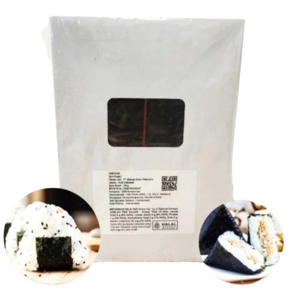 Jual Nori Onigiri Wrapper Triangle Sushi 1 Pcs - Roasted Seaweed Rumput ...