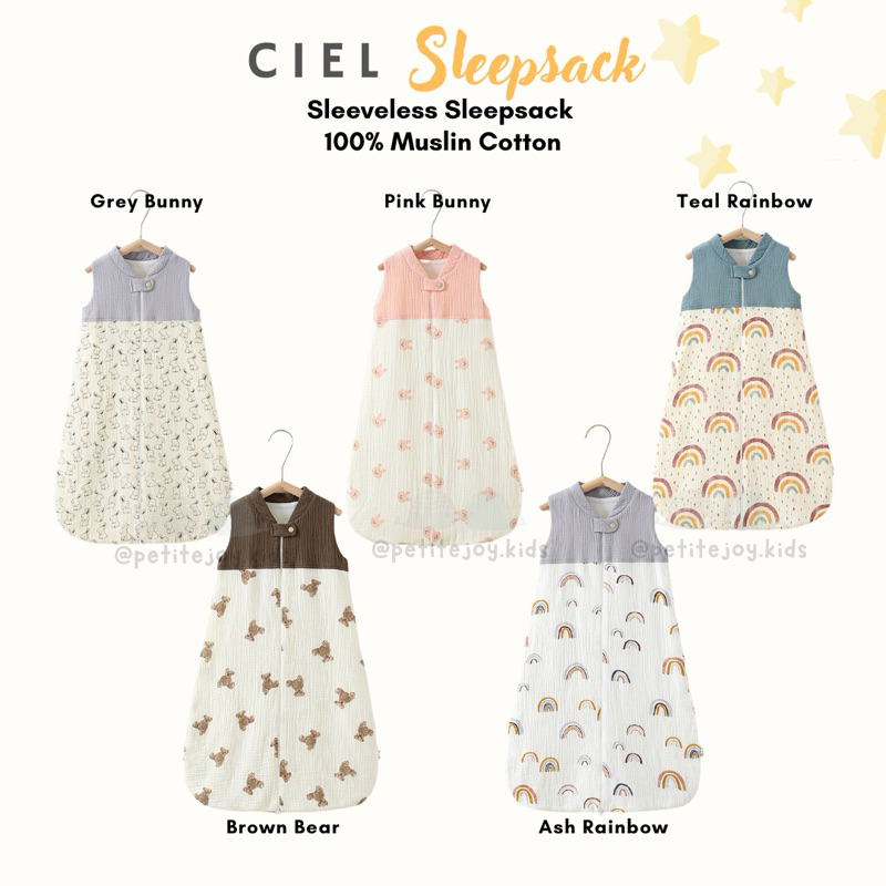 Jual CIEL Muslin Sleepsack - 100% Cotton Kantung Tidur Bayi - S17 ...