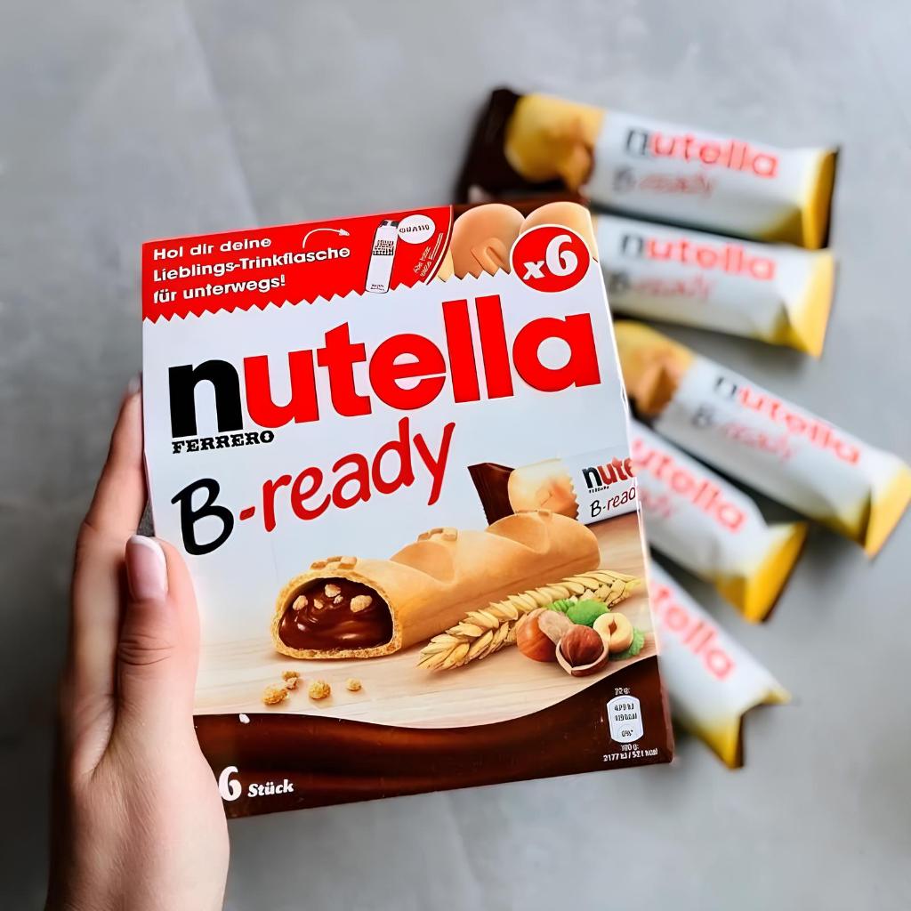 Jual Wafer Nutella Ferrero Bready B-Ready B Ready Isi 6 pcs 22 gram Box ...
