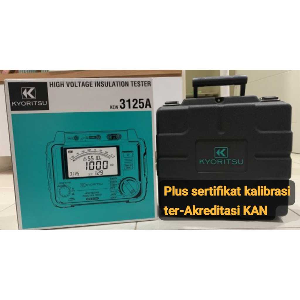 Jual Kyoritsu 3125A High Voltage Insulation Tester Megger 5kV 5000V ...
