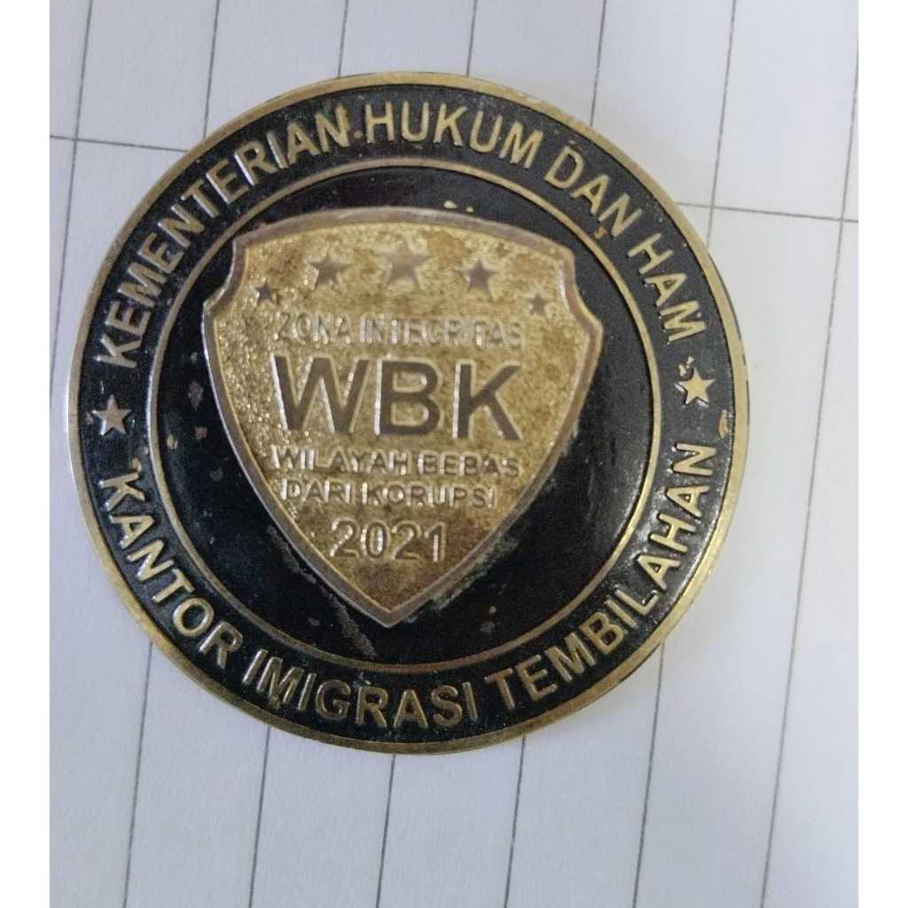 Jual Custom Pin Wbk KANTOR IMIGRASI TEMBILAHAN | Shopee Indonesia