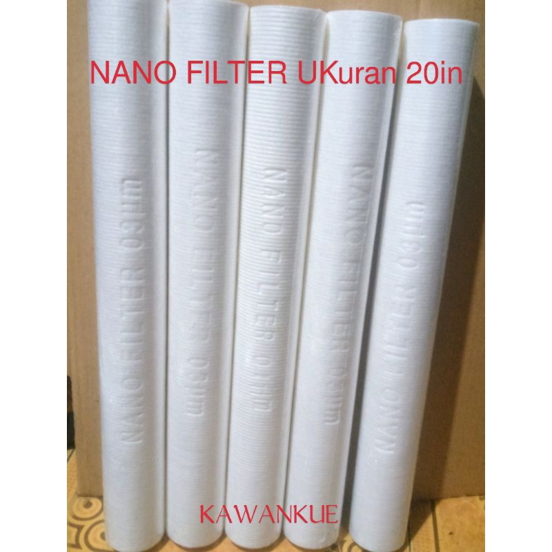 Jual Filter Nano 20 inch UK 01,03,05Micron | Shopee Indonesia
