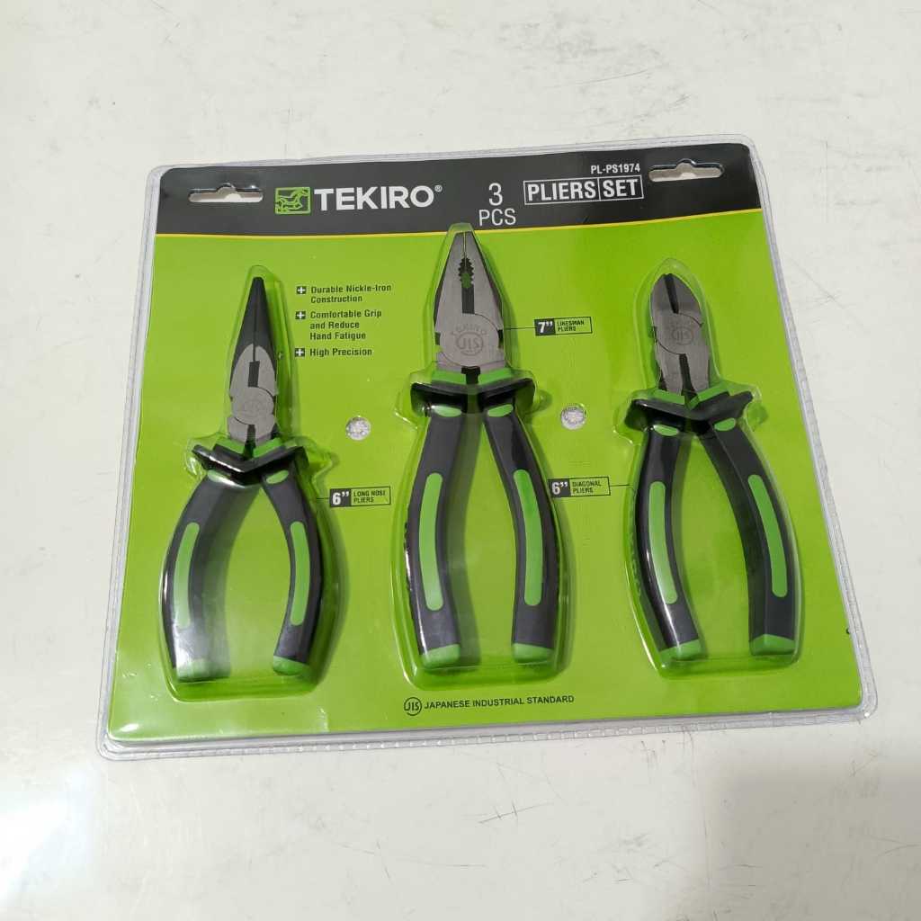Jual TEKIRO SET TANG KOMBINASI POTONG LANCIP PAKET SET TANG TEKIRO 3 PCS | Shopee Indonesia