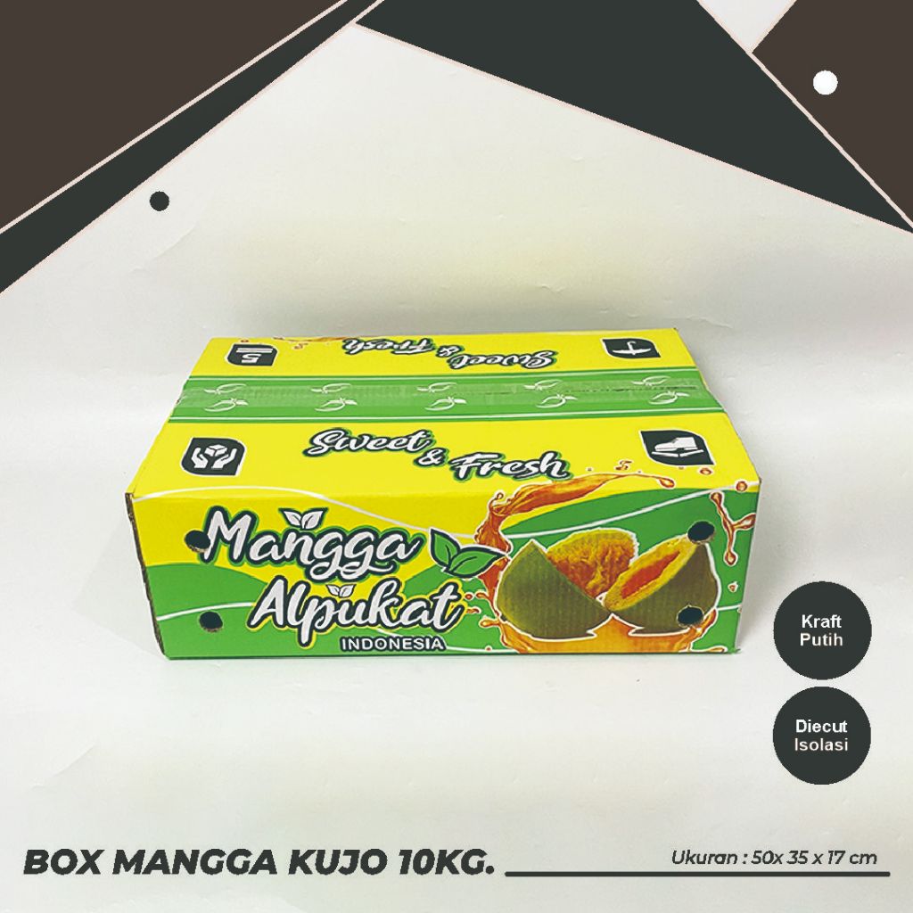 Jual BOX/KARDUS MANGGA VAR. 10 KG (FREE PARTISI DALAM 24 BUAH) - A1 ...