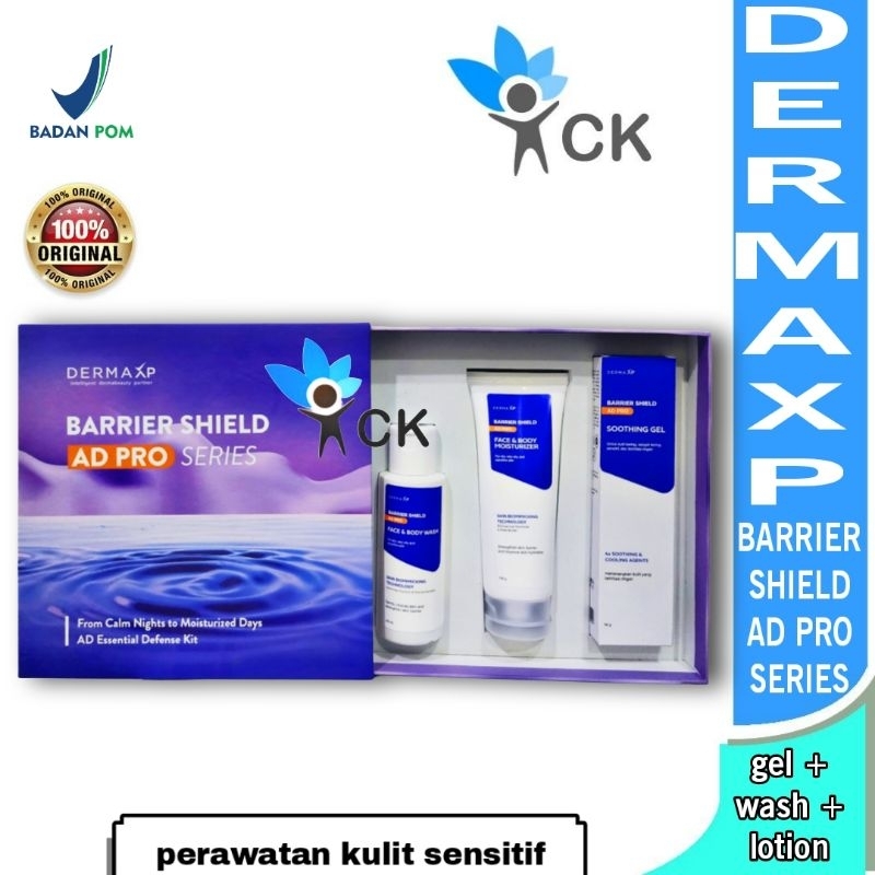 Jual DERMA XP - BARRIER SHIELD AD PRO Series - wash 100 ml / moist 100 ...