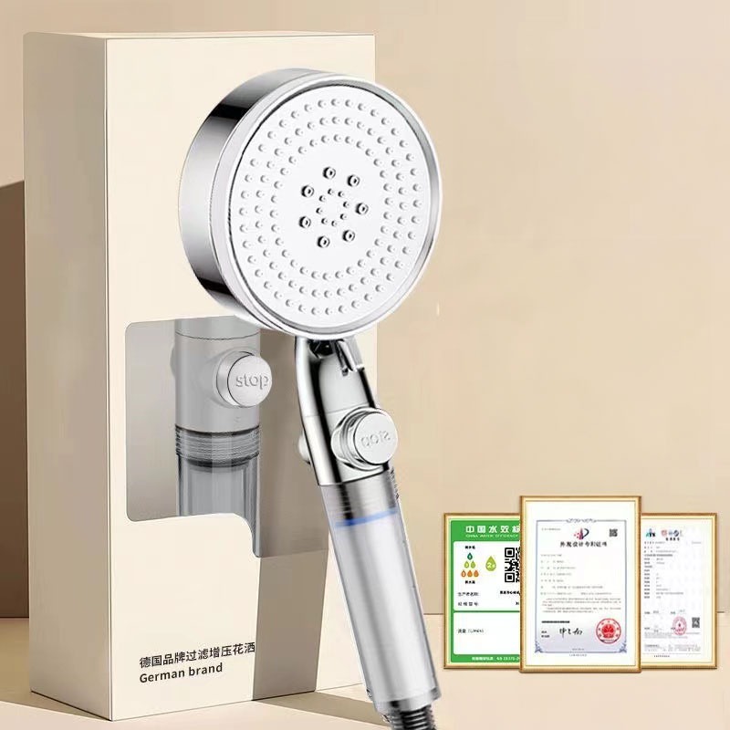 Jual 【Littlepolkadot】Kepala Shower Kamar Mandi Saringan Bawaan Hadiah【Gratis PP Fiter】4-Mode ...