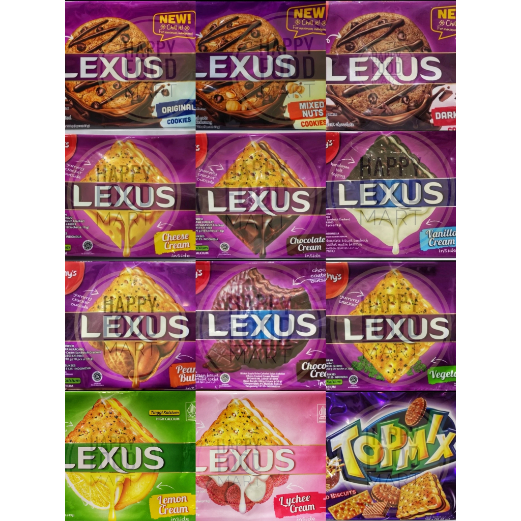 Jual [HALAL] MUNCHYS LEXUS CRACKERS 190 GRAM/BISKUIT MUNCHY COKLAT ...