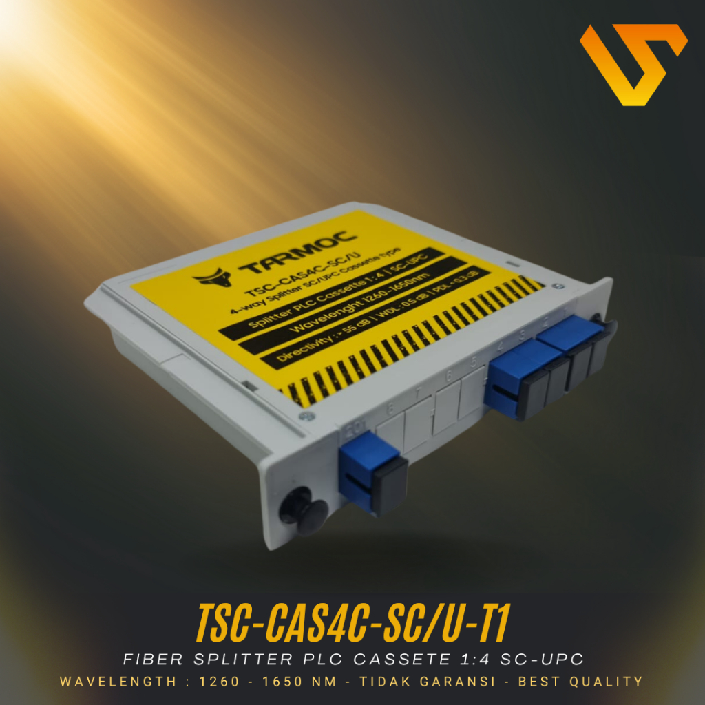 Jual Tarmoc Splitter 1:4 SC/UPC | Splitter FO 1:4 Box Cassette Fiber ...
