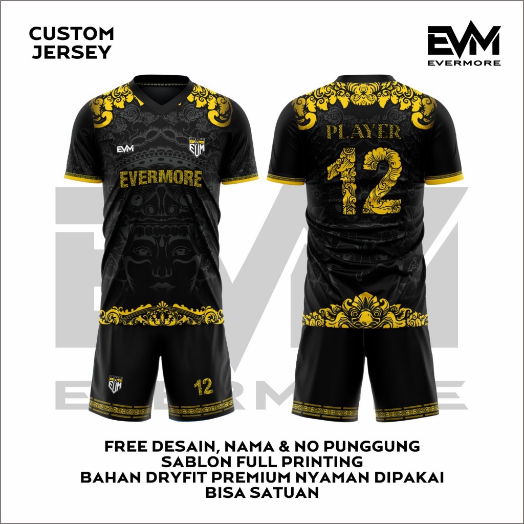 Jual Jersey EVM TRIJE MIZUMO Bermotif Free Custom Bahan Premium Mylano ...