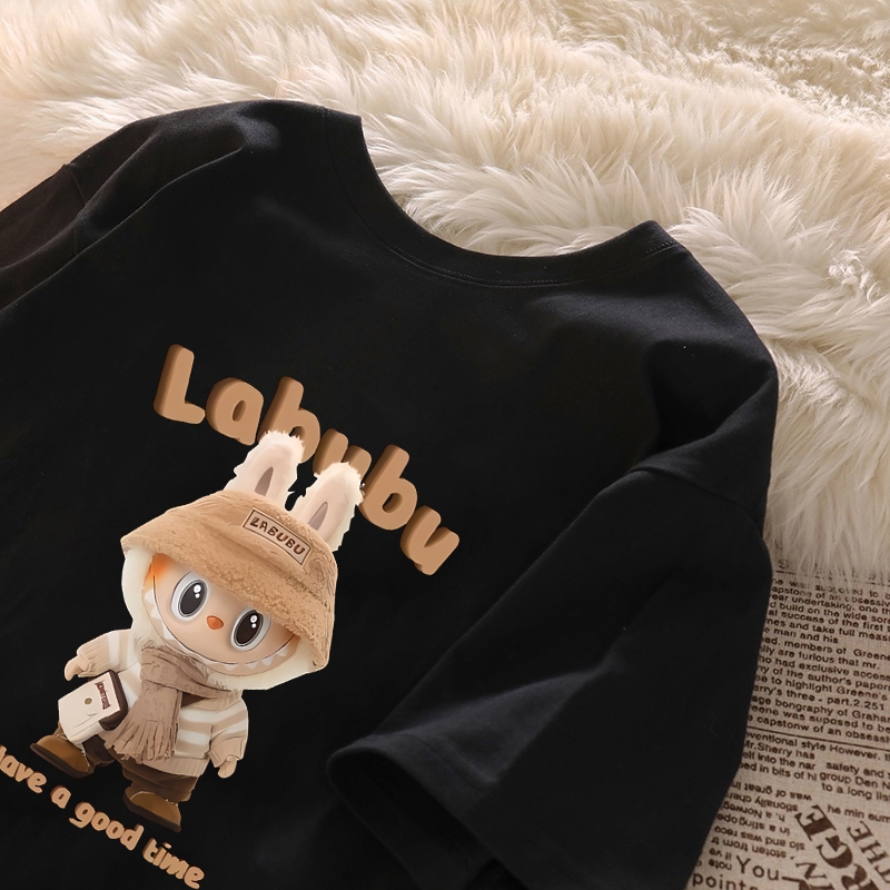 Jual Labubu t shirt oversize lengan pendek | | murni korean style ...