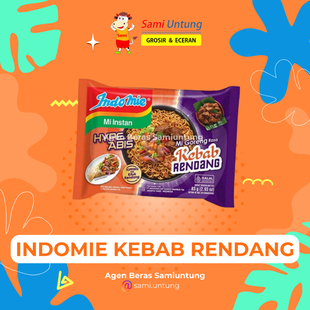 Jual Indomie Goreng Rendang Kebab 83g | Shopee Indonesia