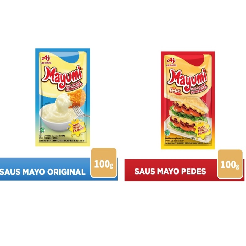 Jual MAYUMI Mayonaise Saus Mayo Original 100g / MAYUMI Mayonaise Saus ...