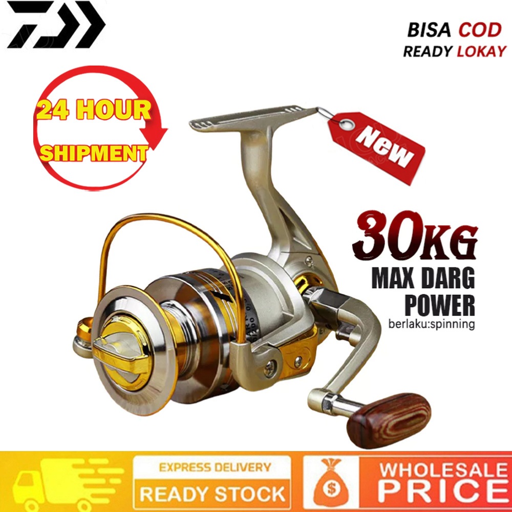 Jual [ COD ] - Reel Pancing Daiwa DC2000 - DC7000 Spinning 5.2:1 Gear ...