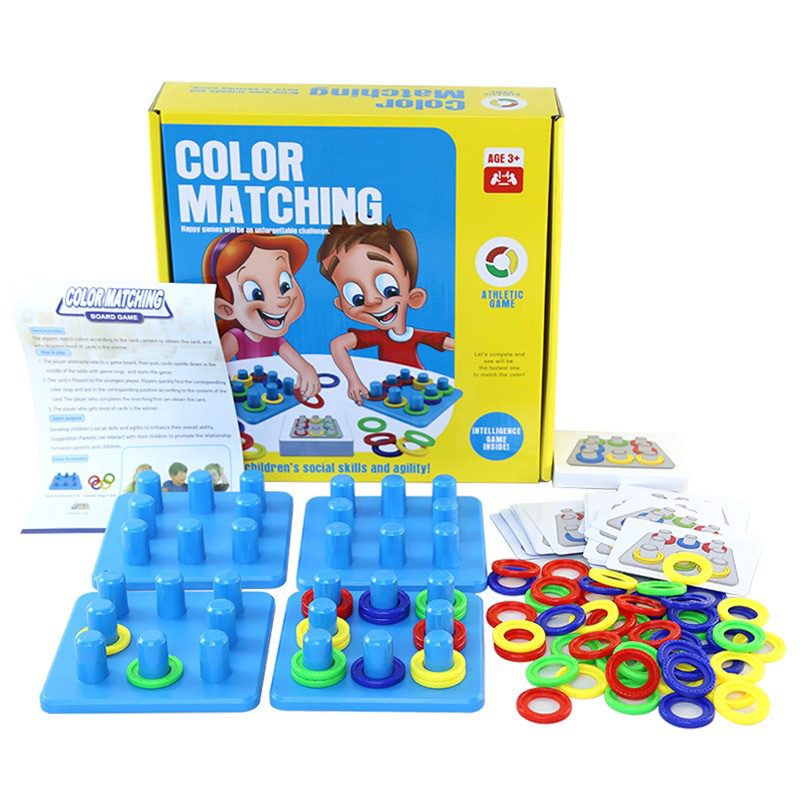 Jual Color Matching Board Game/Family Game/Kids Game/Cafe Game/Mainan ...
